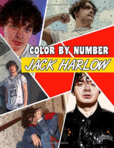 Jack Harlow Color By Number: Famous American Rapper Artist Rock Music ...