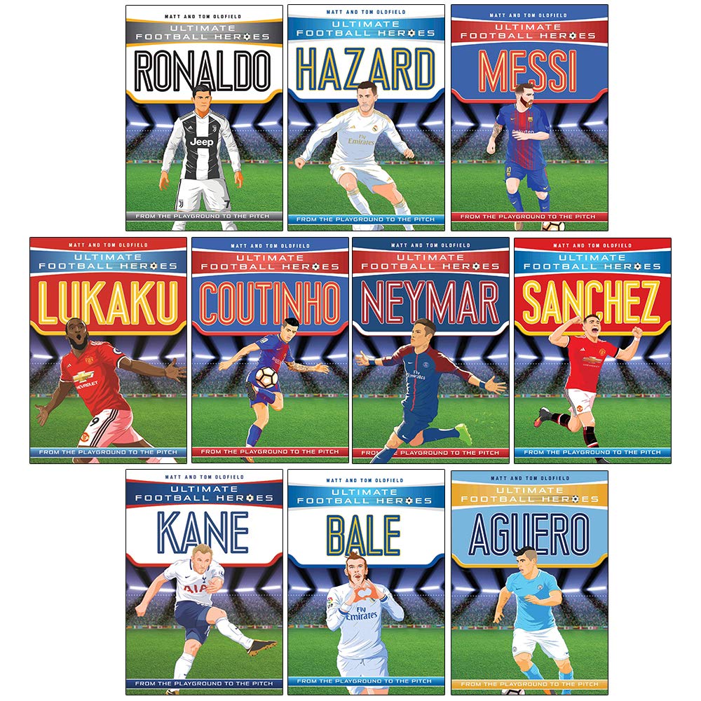 Ultimate Football Heroes Collection 10 Books Set By Matt & Tom Oldfield ...