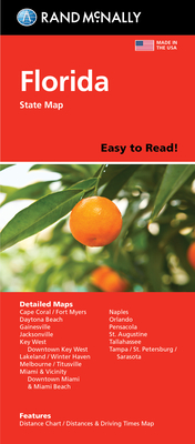 Rand McNally Easy to Read Folded Map: Florida State Map by Rand McNally ...