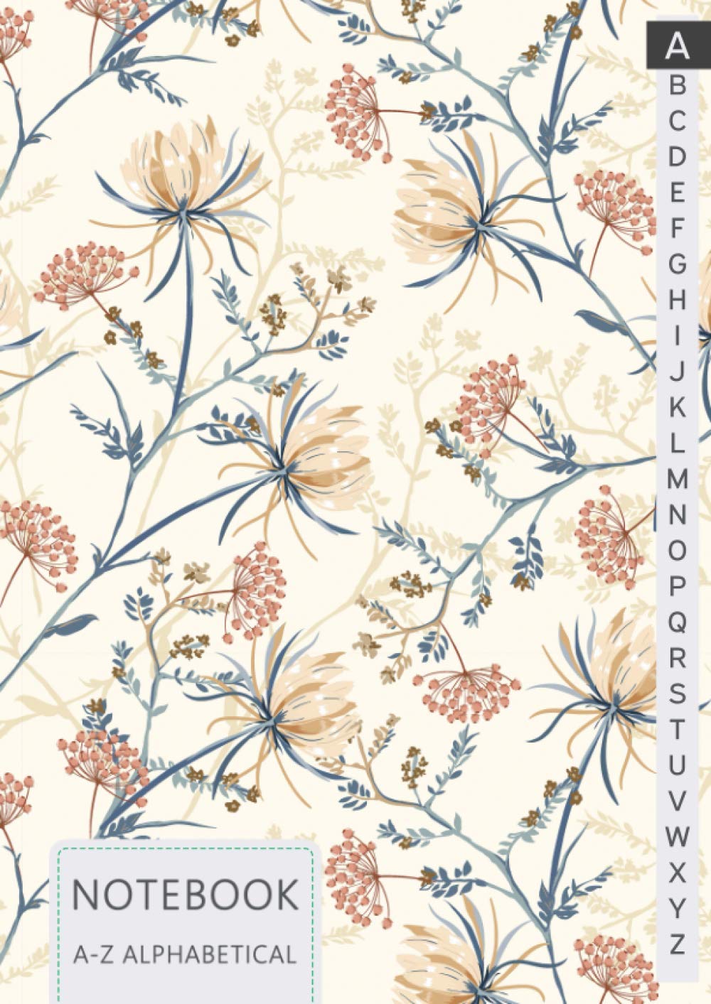 A-Z Alphabetical Notebook: with Tabs Large Lined Journal Book Organizer ...