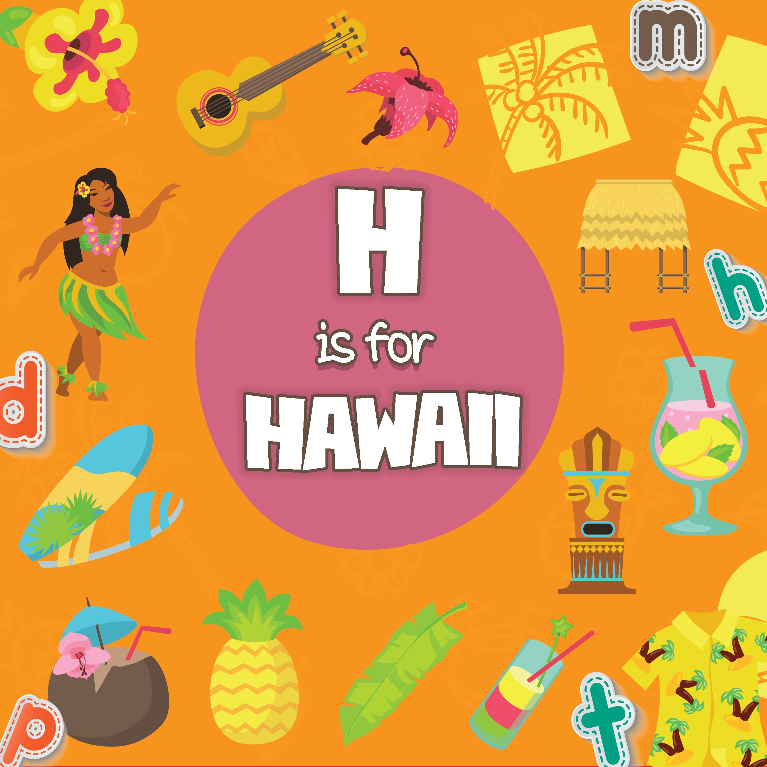 H is For Hawaii: Know My State Alphabet Picture Book For Kids | Learn ...