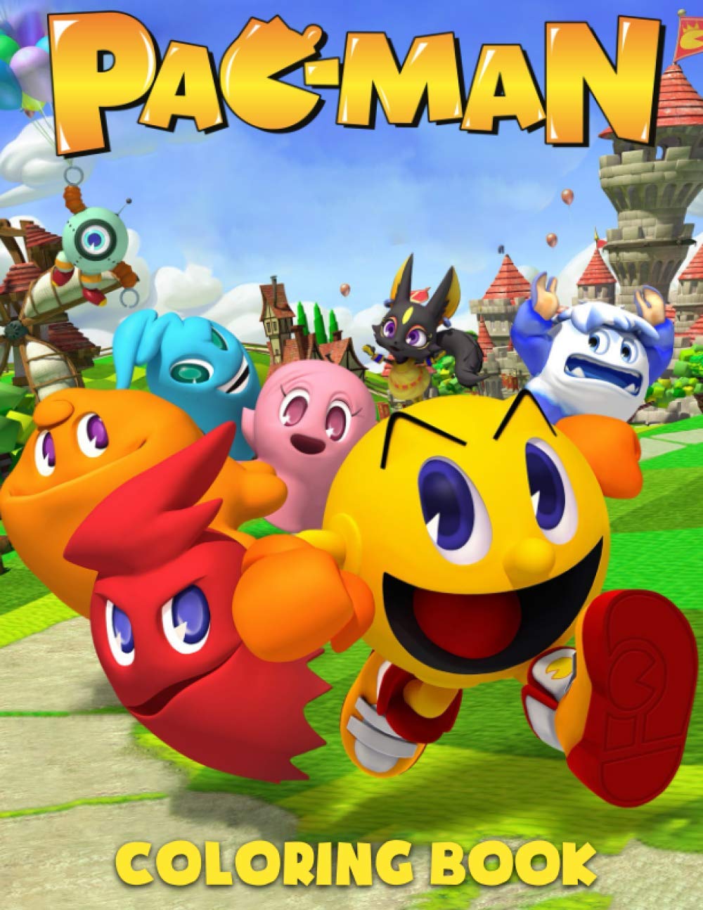 Pac-Man Coloring Book: Cute Coloring Book For Kids by Arnulf Beckmann ...