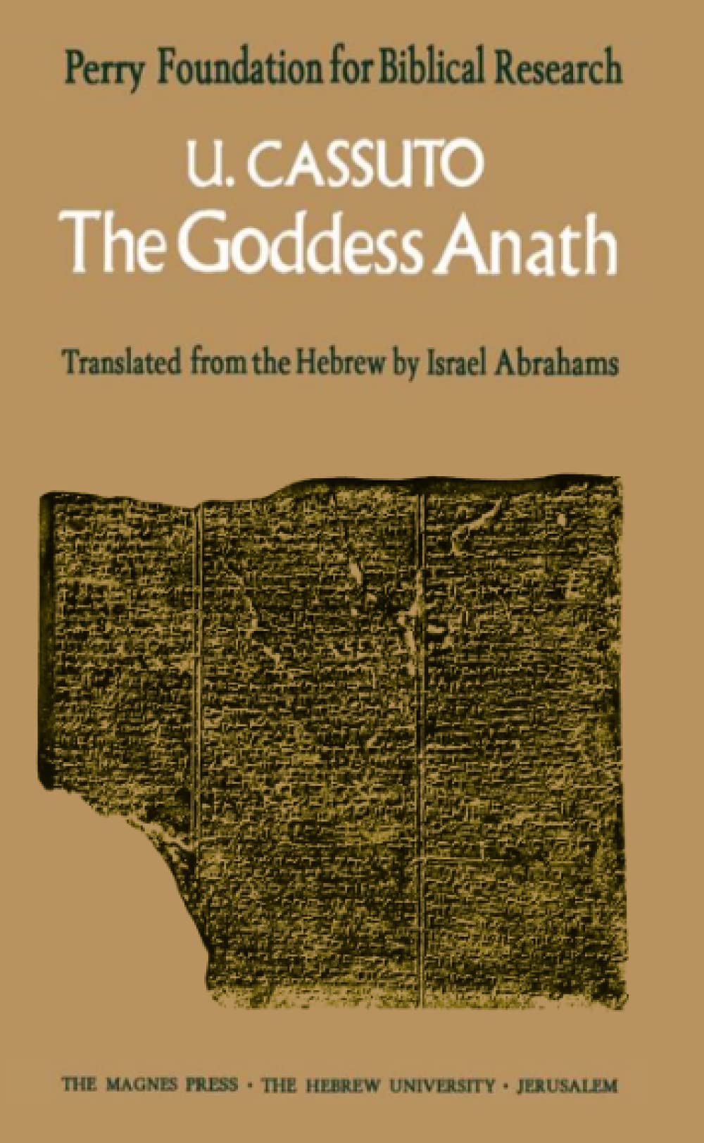 The Goddess Anath by Umberto Cassuto | Goodreads