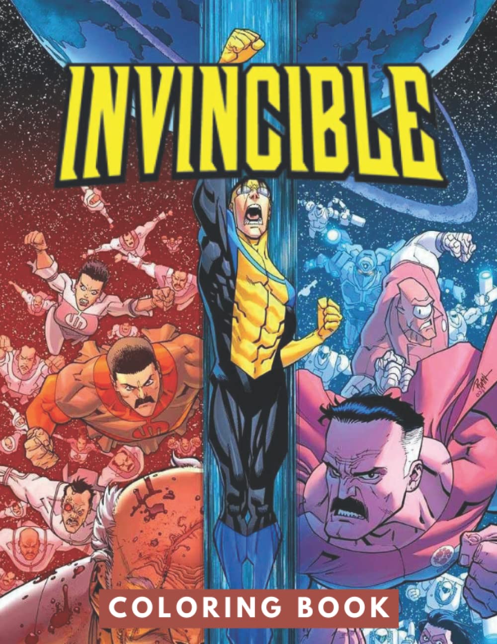 Invincible Coloring Book: JUMBO Coloring Book For Kids | Ages 2-13 ...