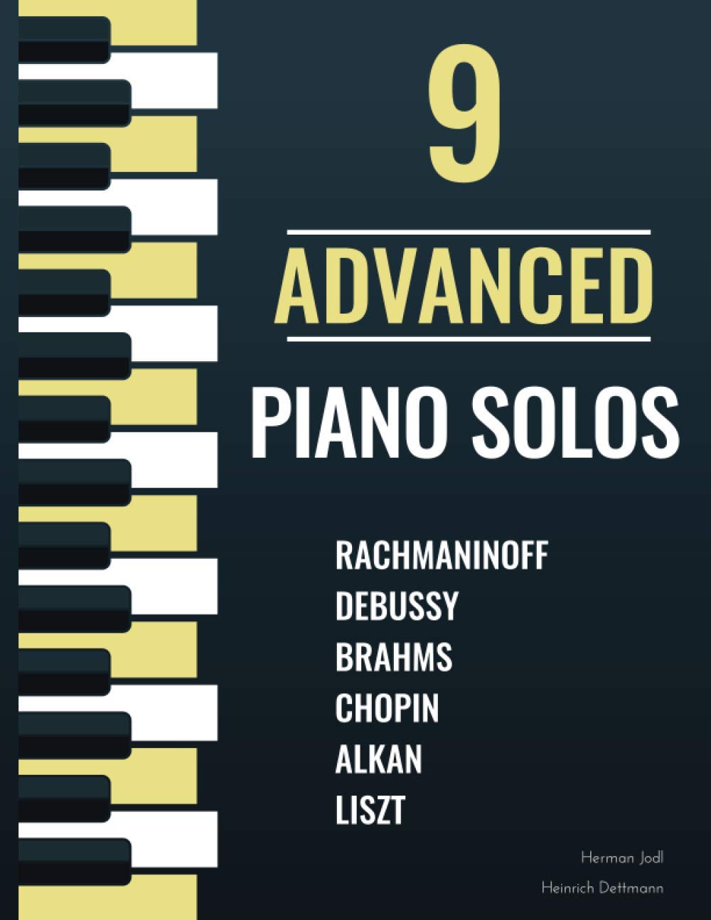9 Advanced Piano Solos: Classical sheet music with fingering - Liszt ...