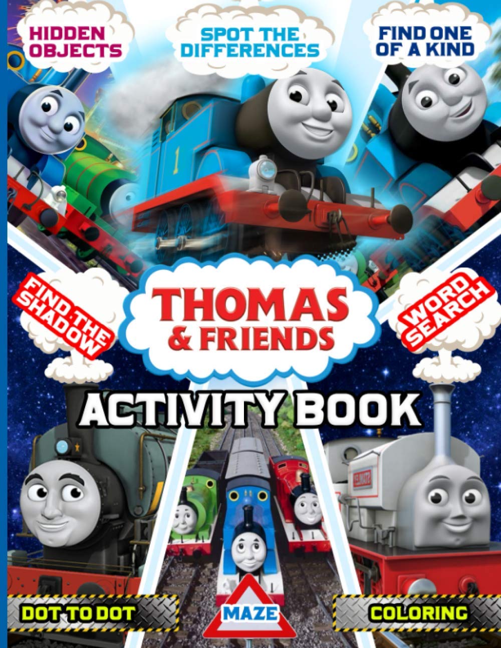 Thomas And Friends Activity Book: High-Quality Spot Differences, Word ...