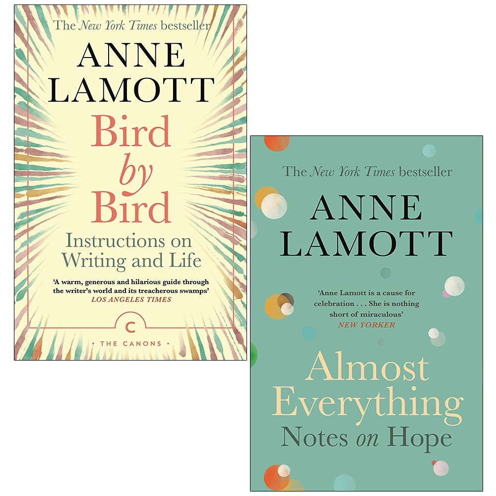 Bird by Bird & Almost Everything Notes on Hope By Anne Lamott 2 Books ...