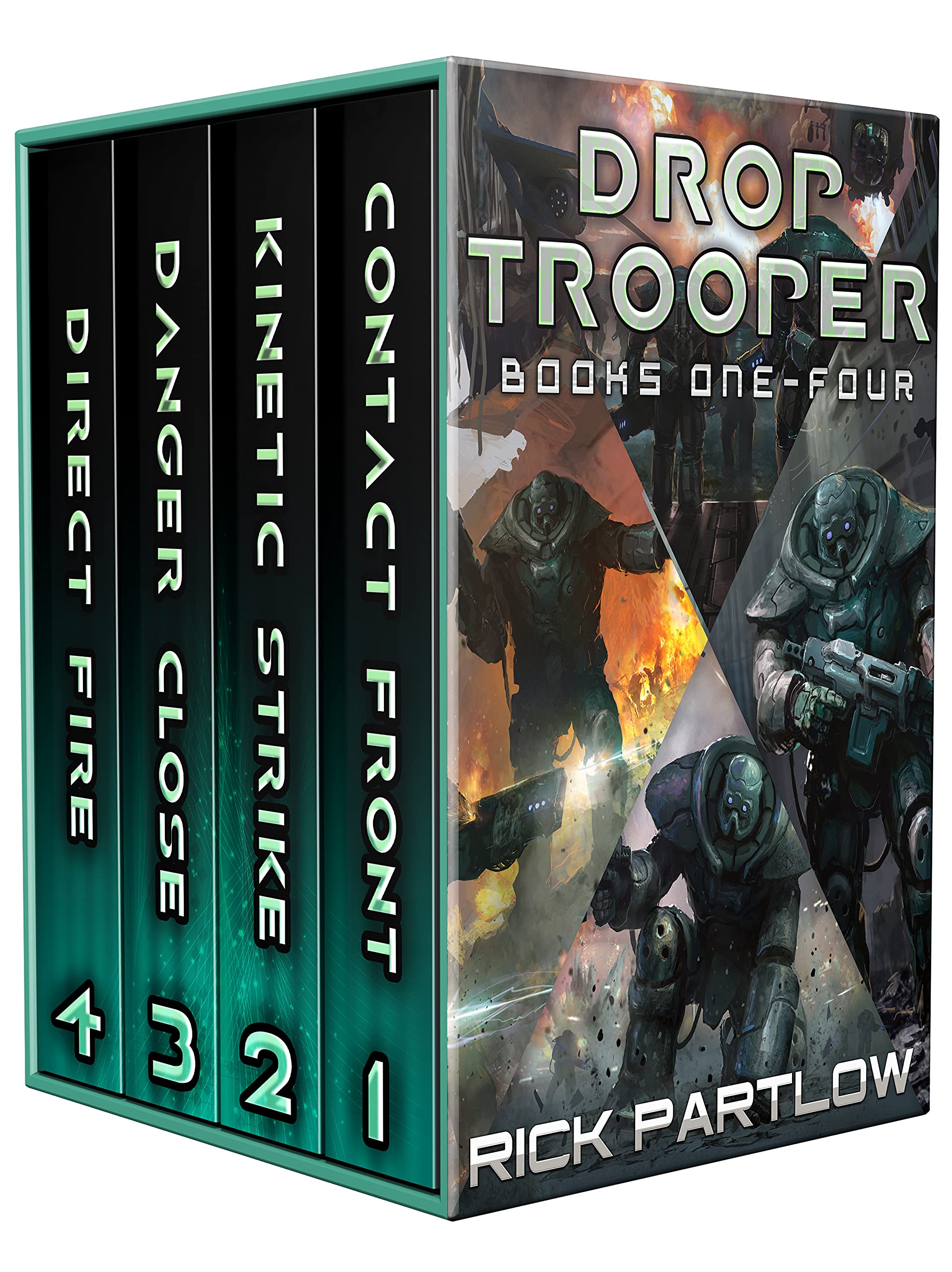 Drop Trooper Books 1-4: A Military Sci-Fi Box Set by Rick Partlow ...