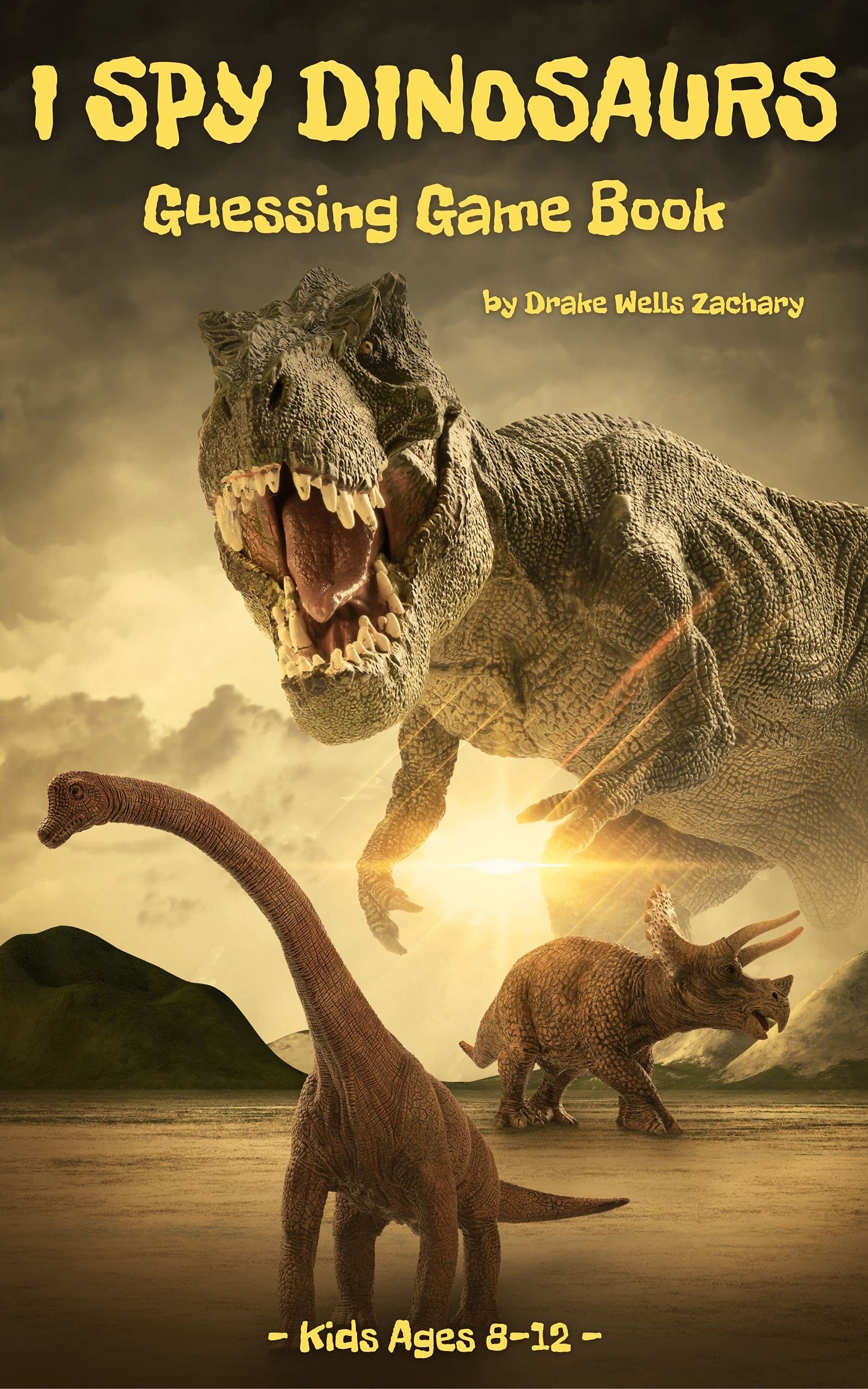 I Spy Dinosaurs Book With Many Interesting Facts For Kids Ages 8-12 ...
