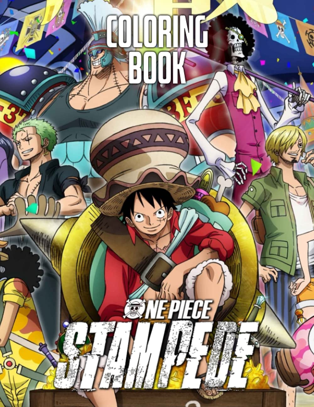 One Piece Stampede Coloring Book: 30+ Coloring Pages. ?Perfect Coloring ...