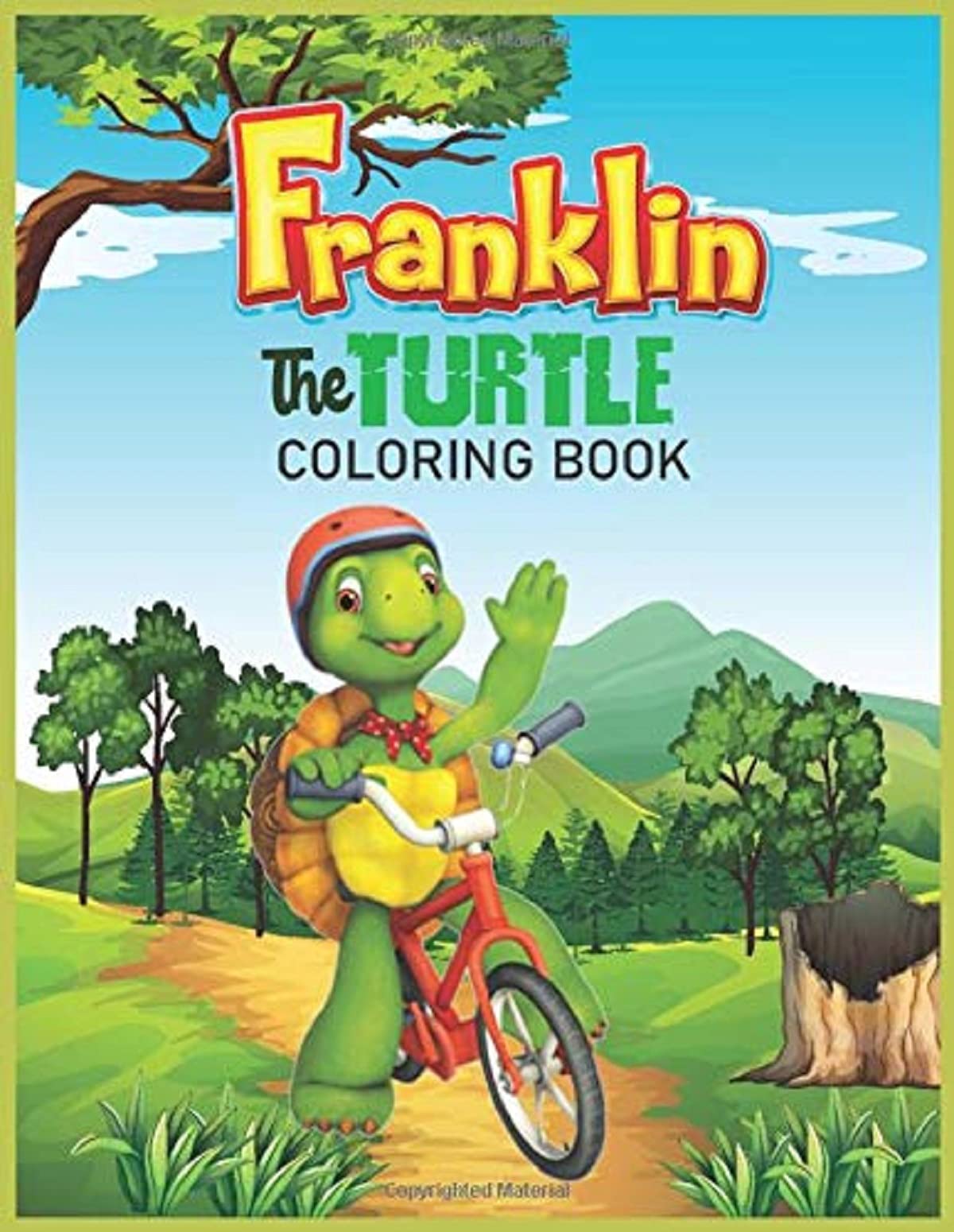 Franklin The Turtle Coloring Book: Children Activity Book For Boys And ...