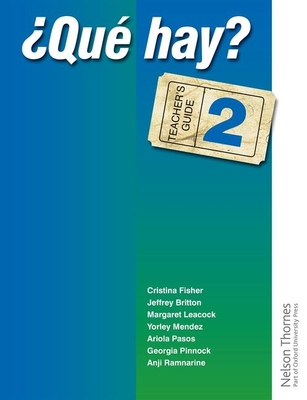?Que Hay? Teacher's Guide 2 by Christine Haylett | Goodreads