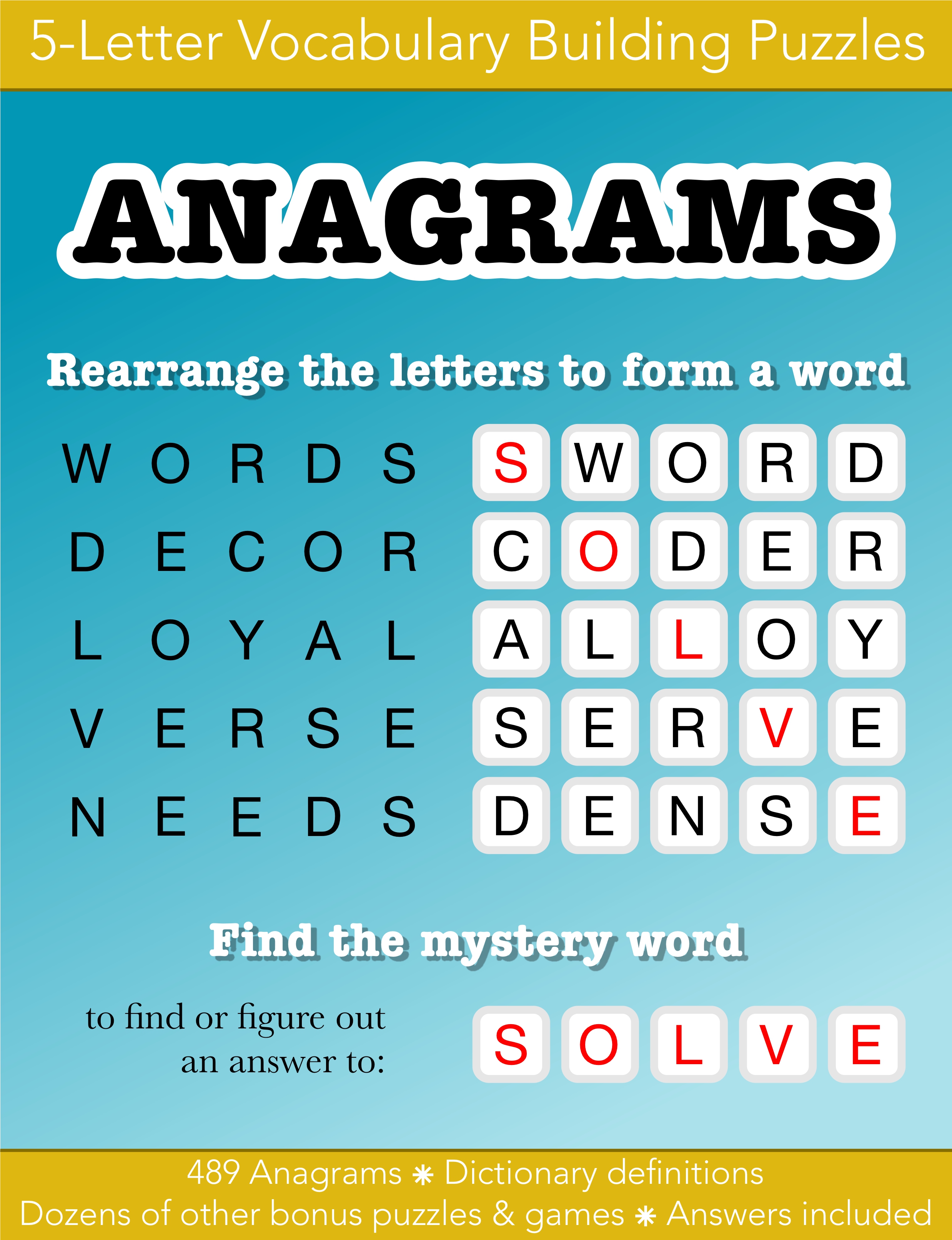 Anagrams 5-letter vocabulary building word puzzles and other games by ...