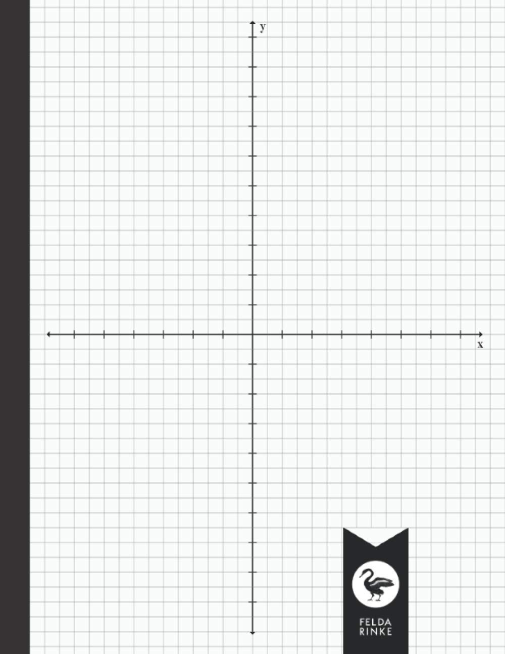 Graph Paper With X And Y Axis Notebook Exercise Book 8 5 X 11 