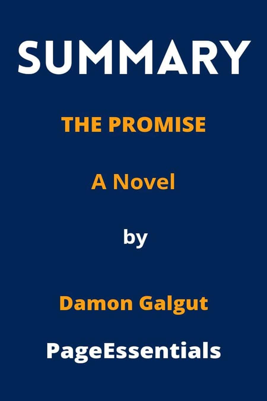Summary and Analysis of The Promise by Damon Galgut: A Novel by Page ...