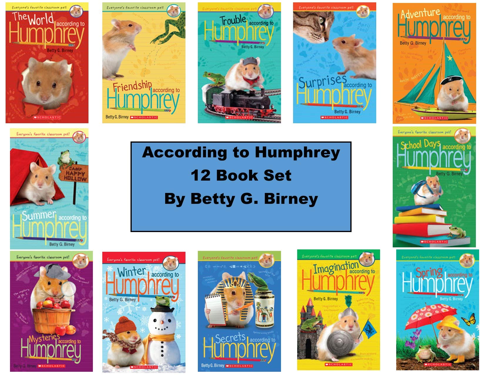 According to Humphrey Set of 1 - 12 by Betty G. Birney Humor Combined ...