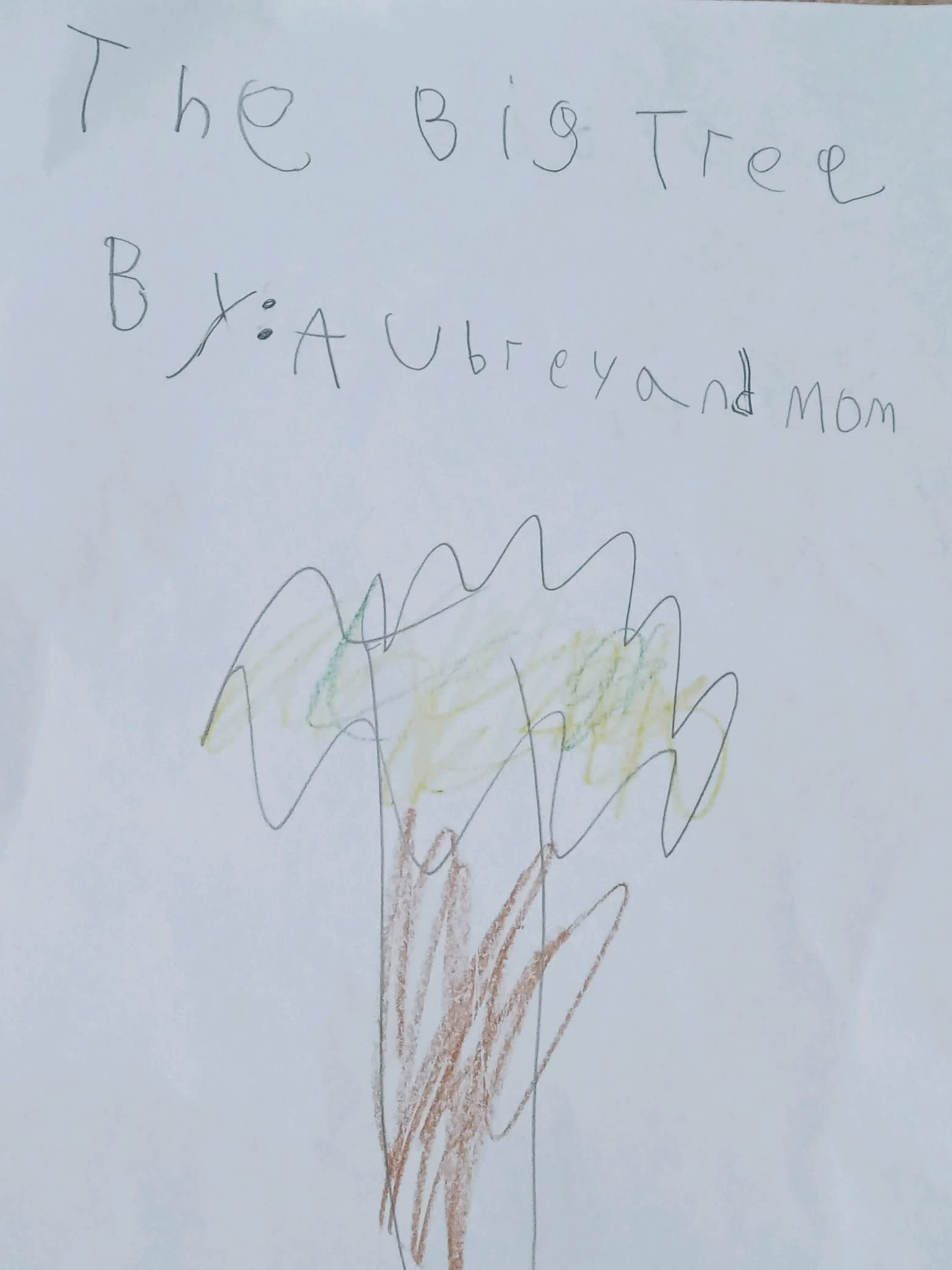 The Big Tree by Aubrey and Mom | Goodreads