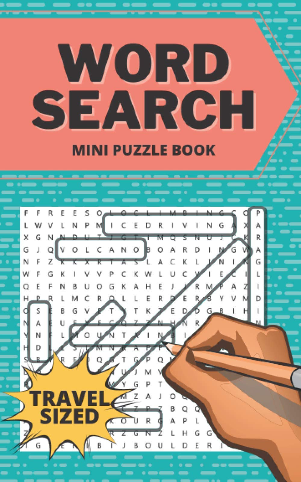 Word Search Mini Puzzle Book: Small Travel Sized Word Find for Adults ...