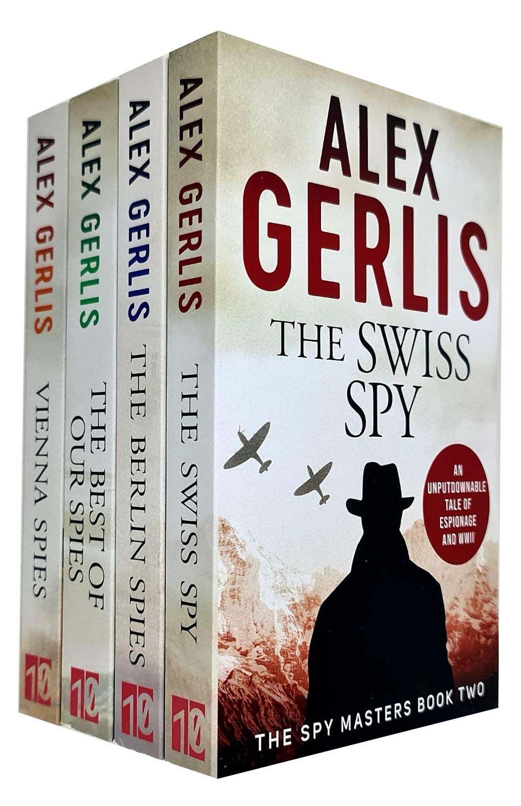 Alex Gerlis Spy Masters Series 4 Books Collection Set by Alex Gerlis ...