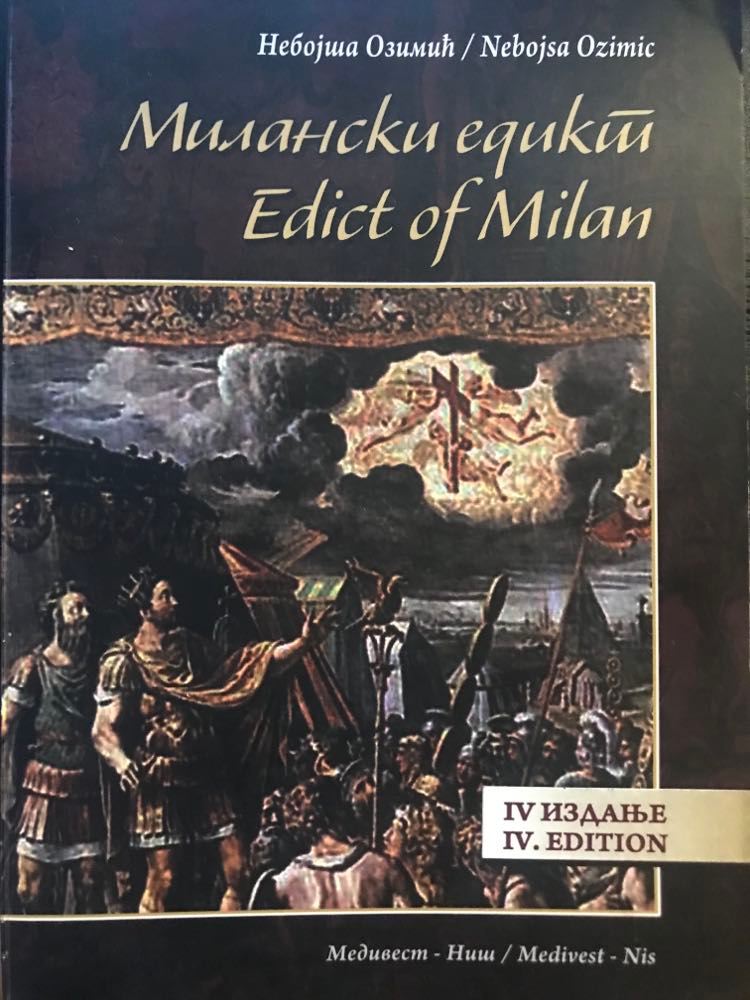 Milanski edikt by Nebojša Ozimić | Goodreads