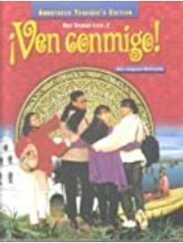 Spanish Level 2, Ven Conmigo, Annotated Teacher's Edition by Nancy A ...