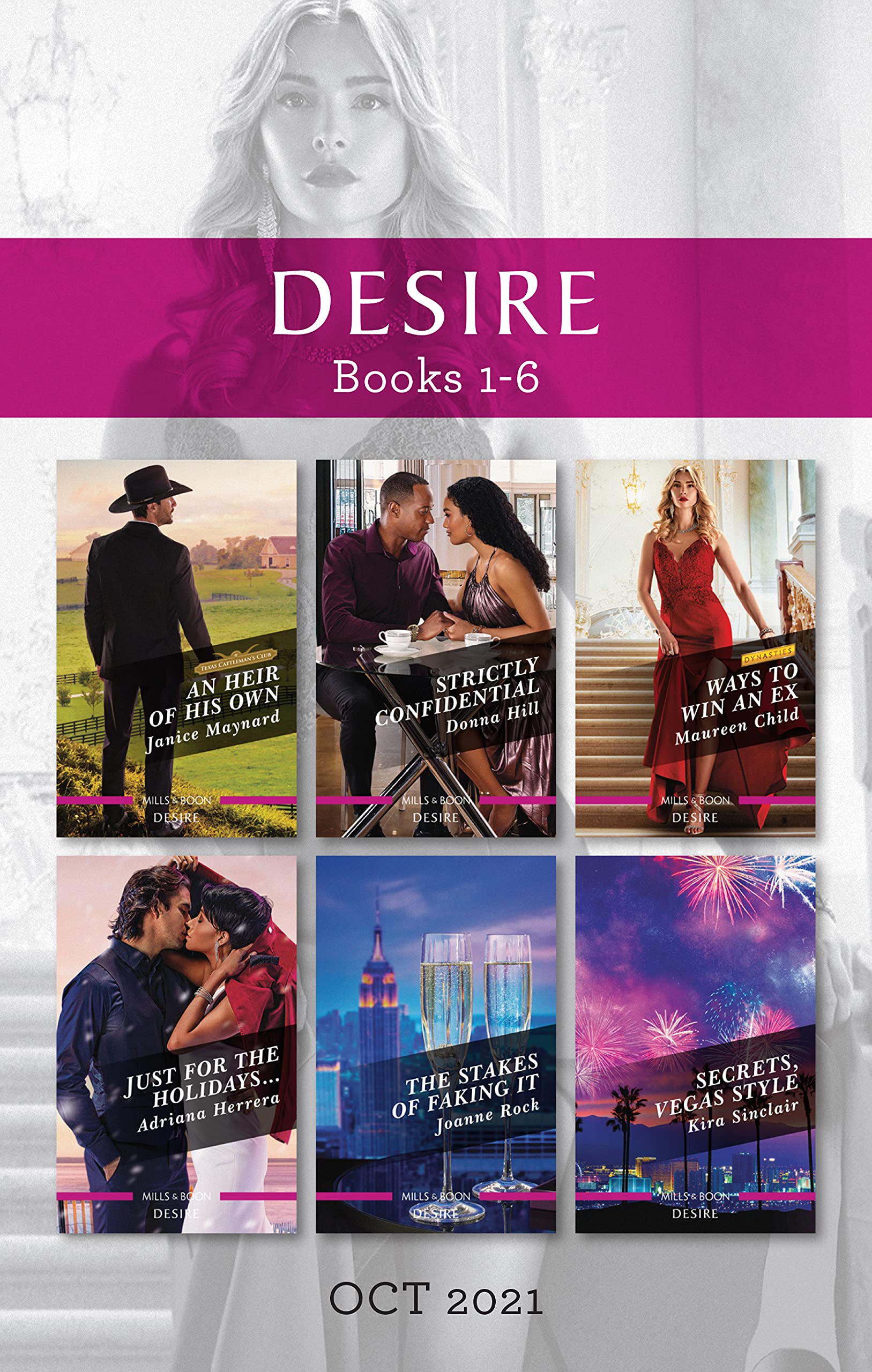 Desire Box Set Oct 2021/An Heir of His Own/Strictly Confidential/Ways to Win an Ex/Just for the ...