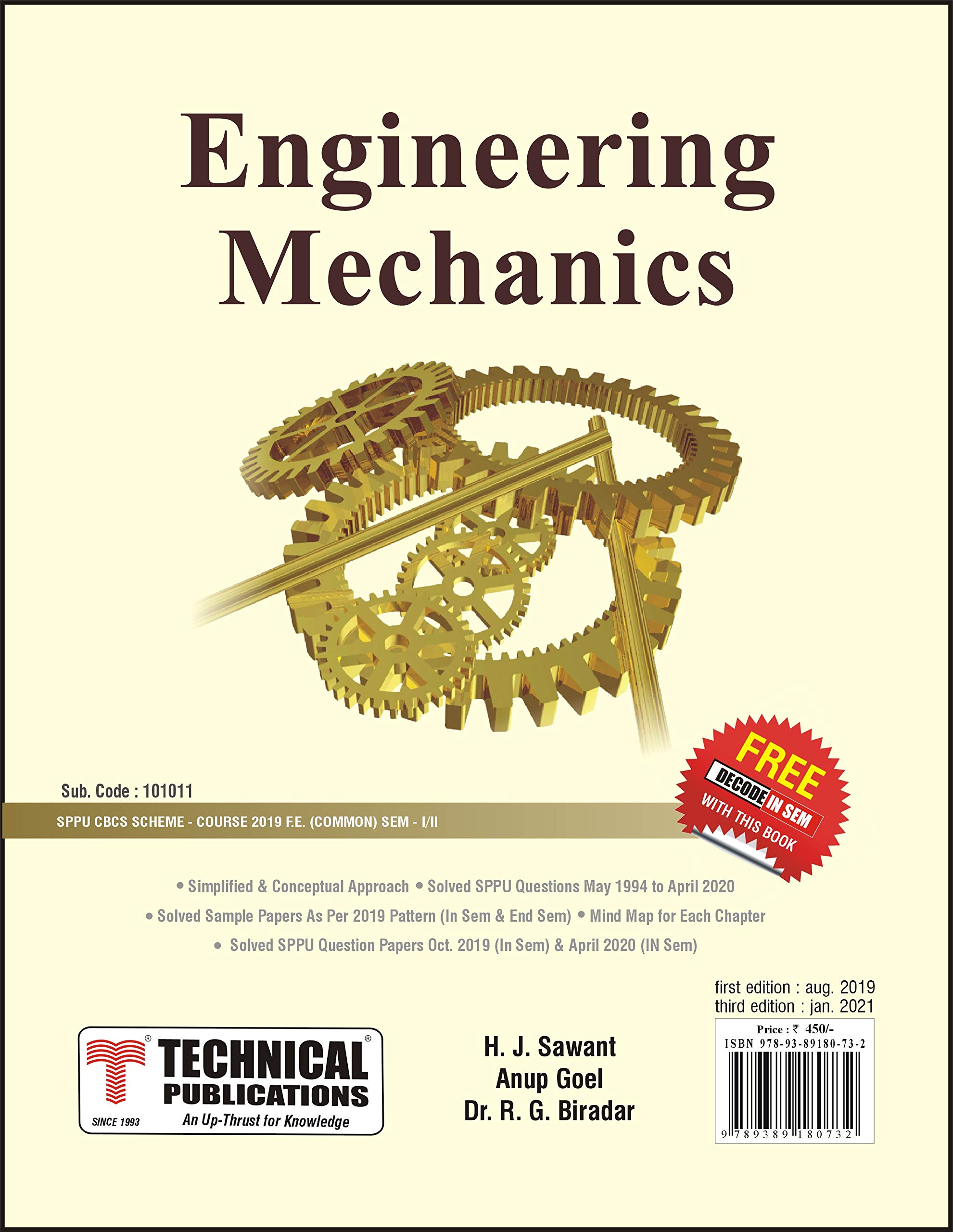 Engineering Mechanics for SPPU 19 Course by Anup Goel | Goodreads