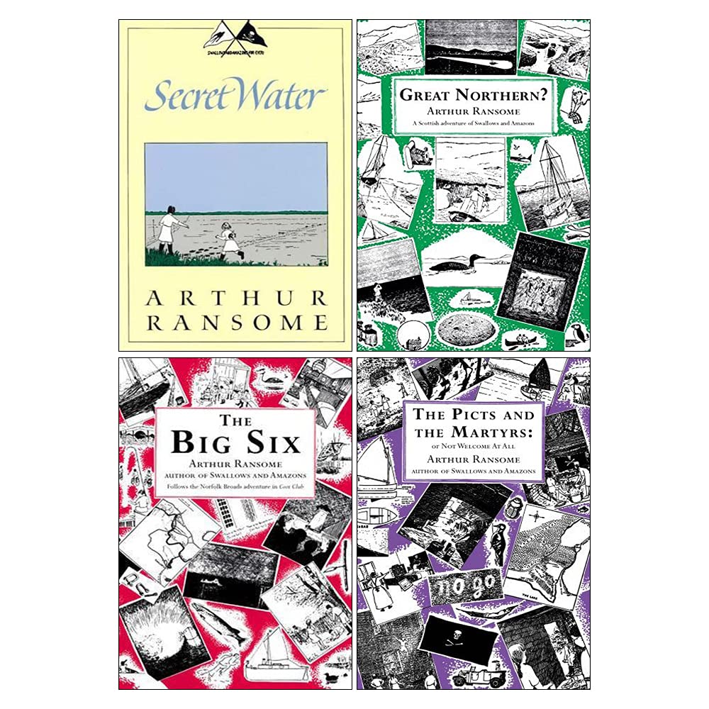 Arthur Ransome Vintage Childrens Classics 4 Books Collection Set by ...