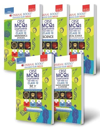 Oswaal CBSE MCQs Chapterwise For Term I & II, Class 10 (Set of 5 Books ...
