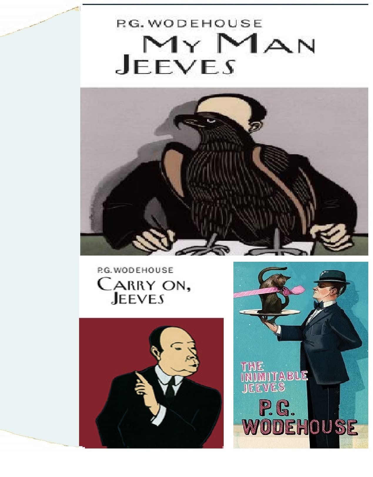 My Man Jeeves / The Inimitable Jeeves / Carry On, Jeeves by P.G ...