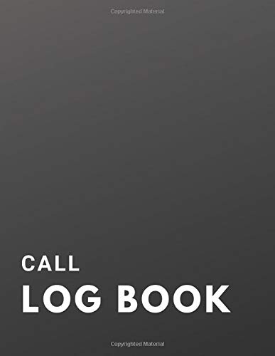 Call Log Book: Voicemail Call Log Book - Over 400 Records by Allison ...