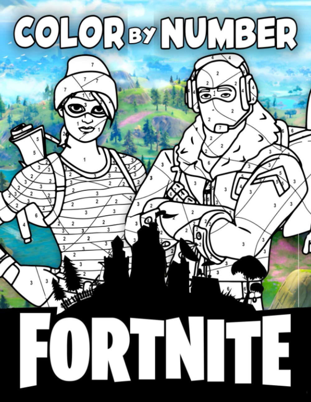 Fornite Color By Number: An Awesome Coloring Book With Many ...