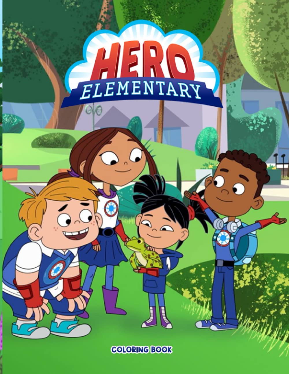 Hero Elementary Coloring Book: Perfect Coloring Book For Adults and ...