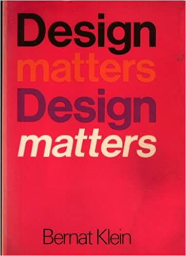 Design matters by Bernat Klein | Goodreads