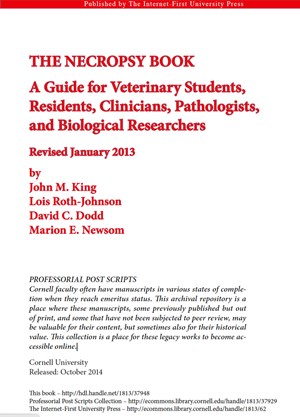 The Necropsy Book: A Guide for Veterinary Students, Residents ...