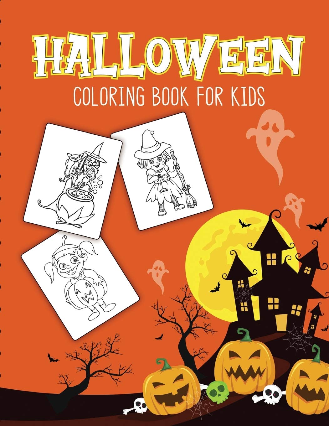 Halloween Coloring Book For Kids: Halloween Activity Book for Children ...