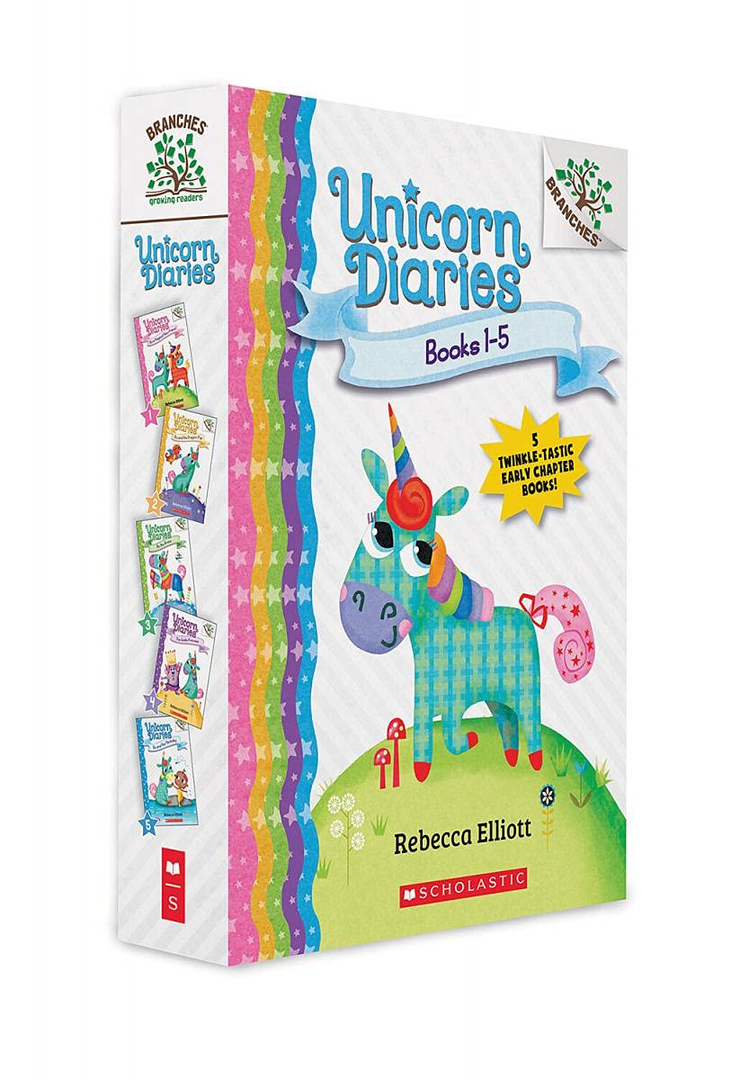 Unicorn Diaries, Books 1-5: A Branches Box Set by Rebecca Elliott ...