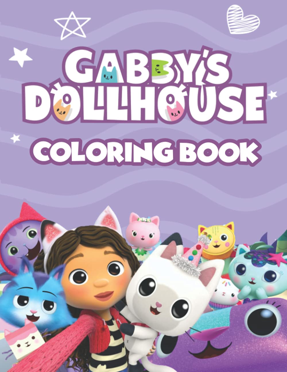 GABBY'S DOLLHOUSE COLORING BOOK: A COOL COLORING BOOK WITH +50 ...