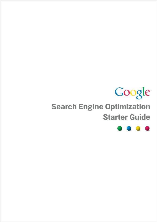 Search Engine Optimization Starter Guide by Google | Goodreads