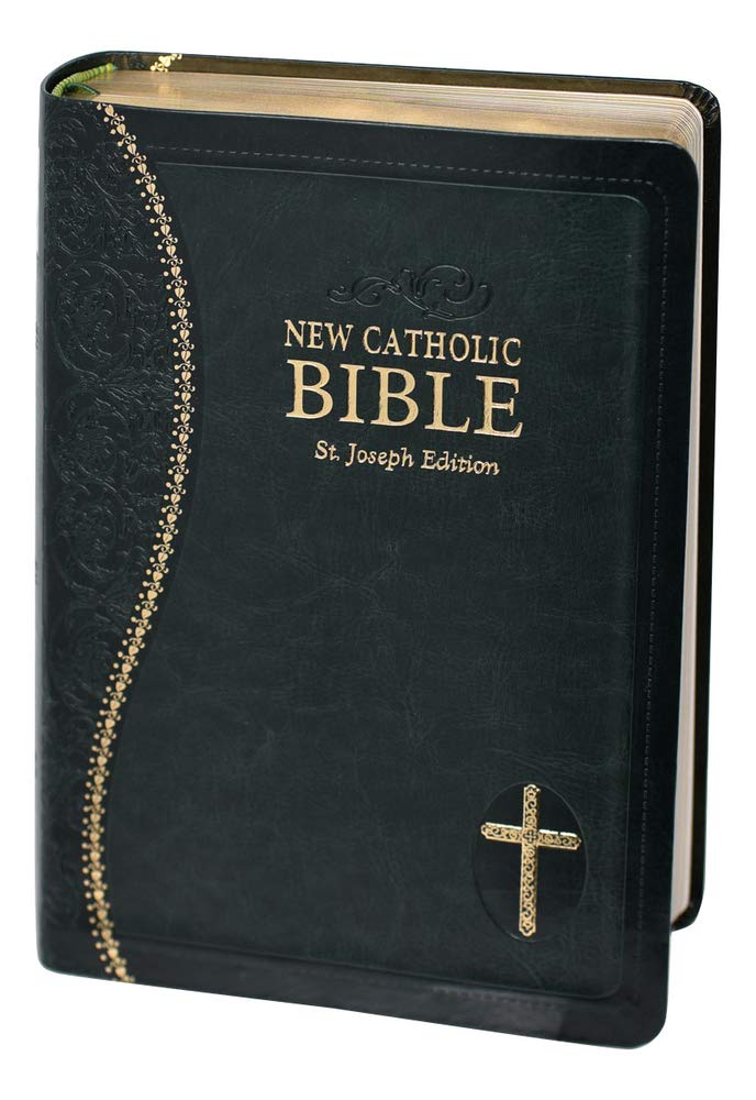 New Catholic Bible-Med Print Dura Lux (Green) Catholic Book Publishing ...