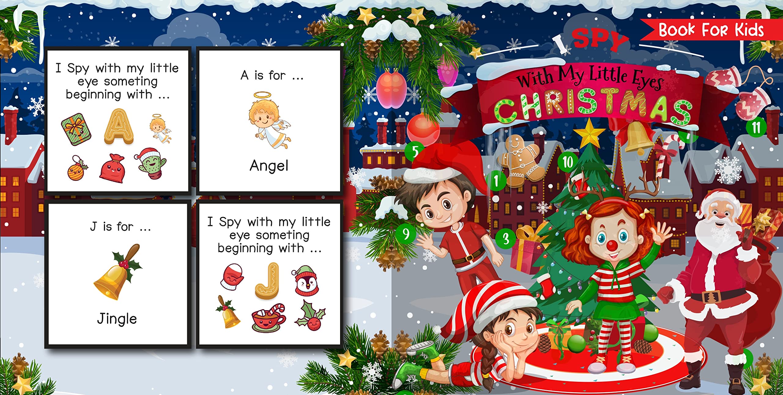 I Spy With My Little Eyes Christmas: An Educational and Fun Interactive ...