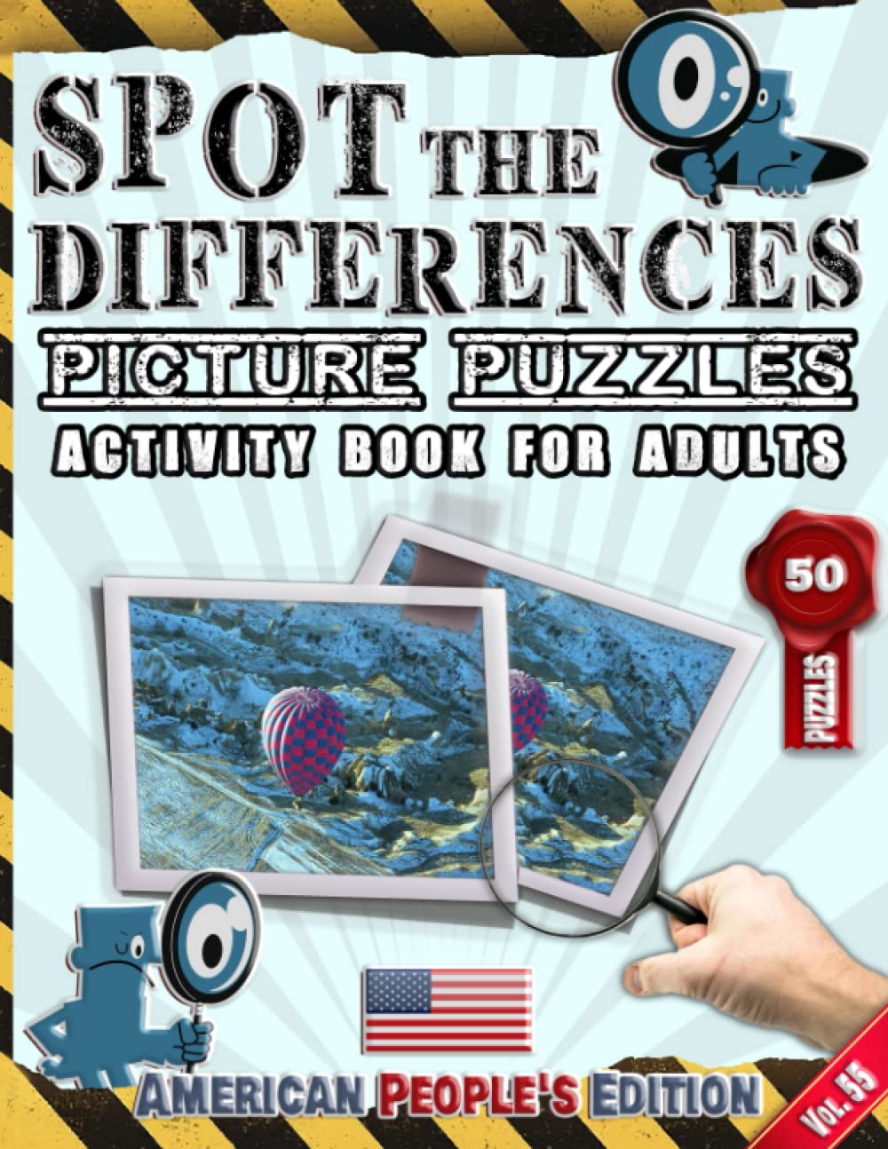 Spot the Differences : Picture Puzzles - Activity Book for Adults ...