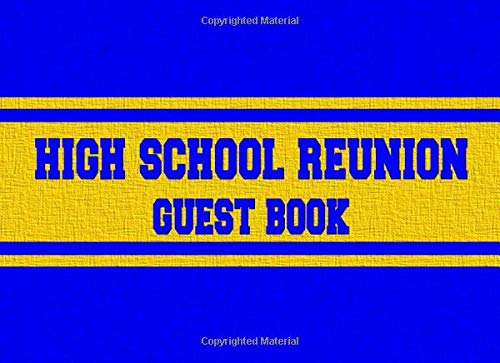 High School Reunion Guest Book: Guest Book High School College Class ...