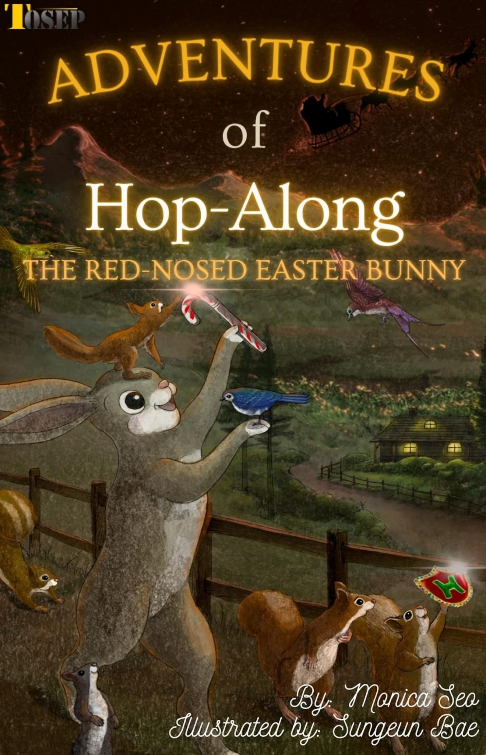 The Adventures of Hop-Along: The Red-Nosed Easter Bunny by Monica Seo ...