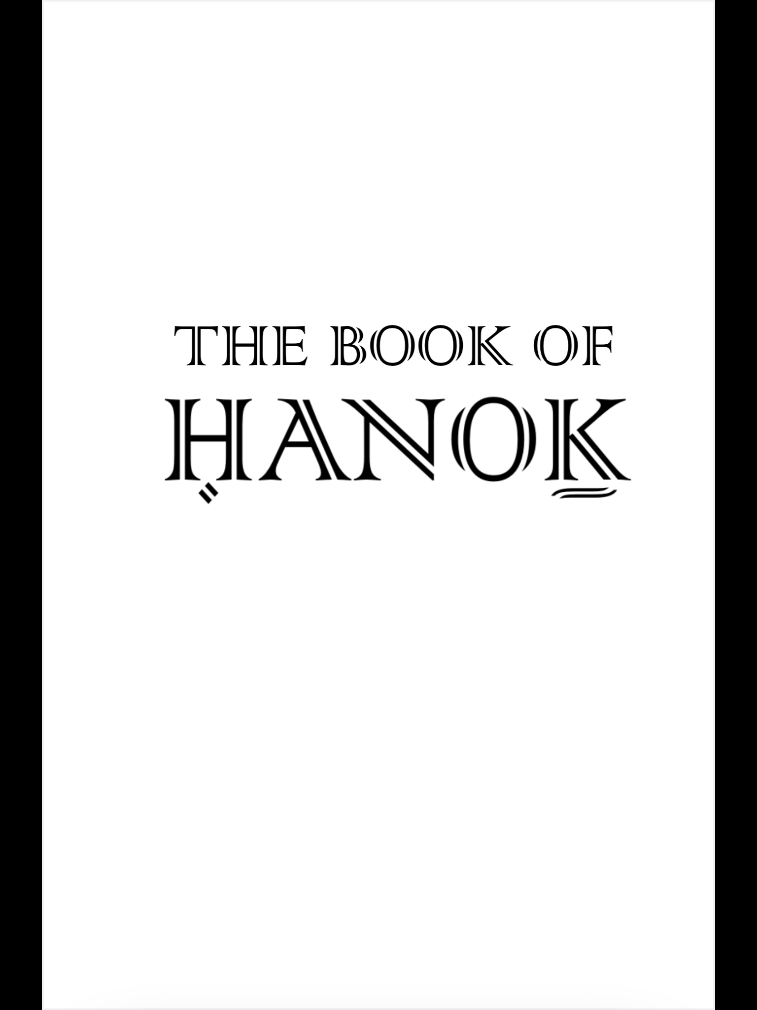 The Book of Hanok by Hanok | Goodreads