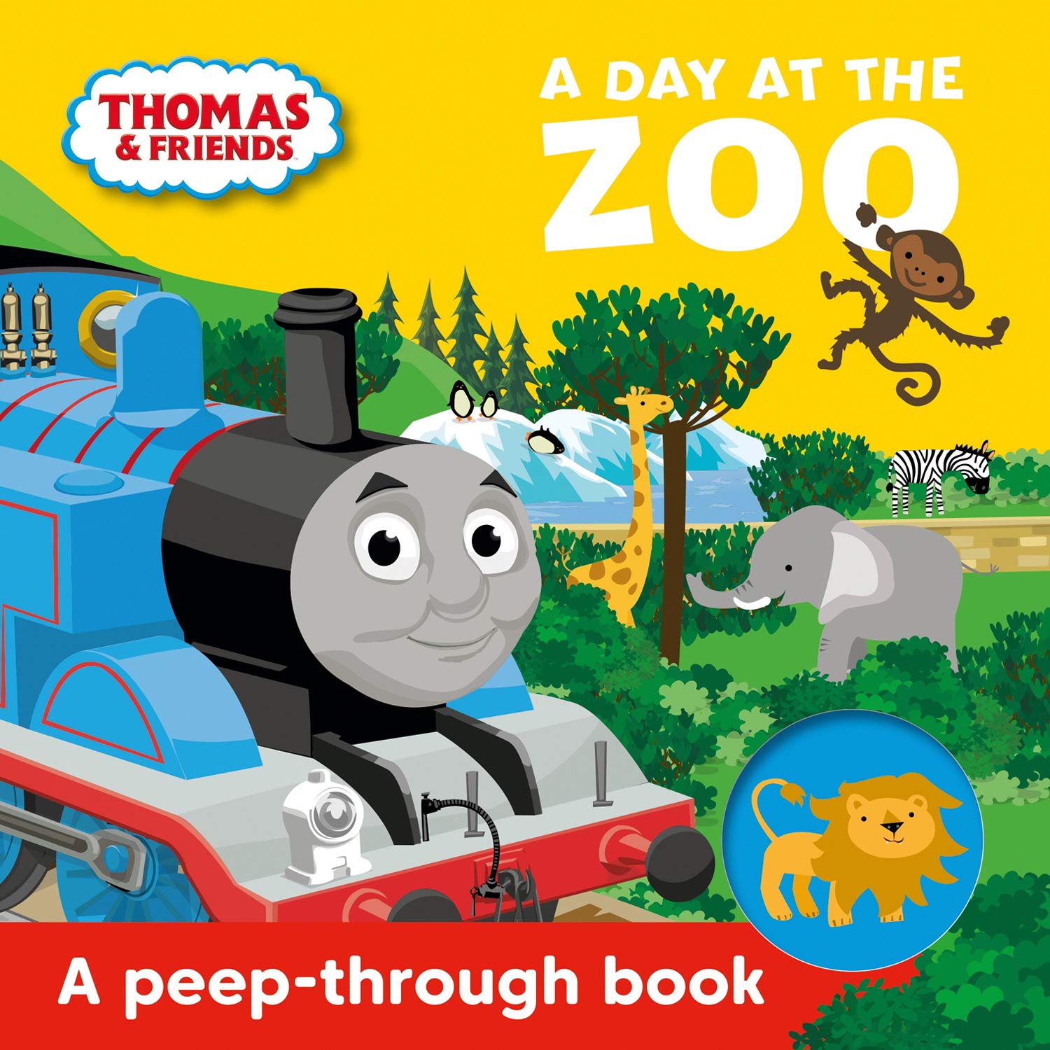 Thomas & Friends: A Day at the Zoo a peep-through book by Thomas ...