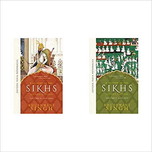 A History of the Sikhs. Two-Volume Set, Volumes I and II by Khushwant ...