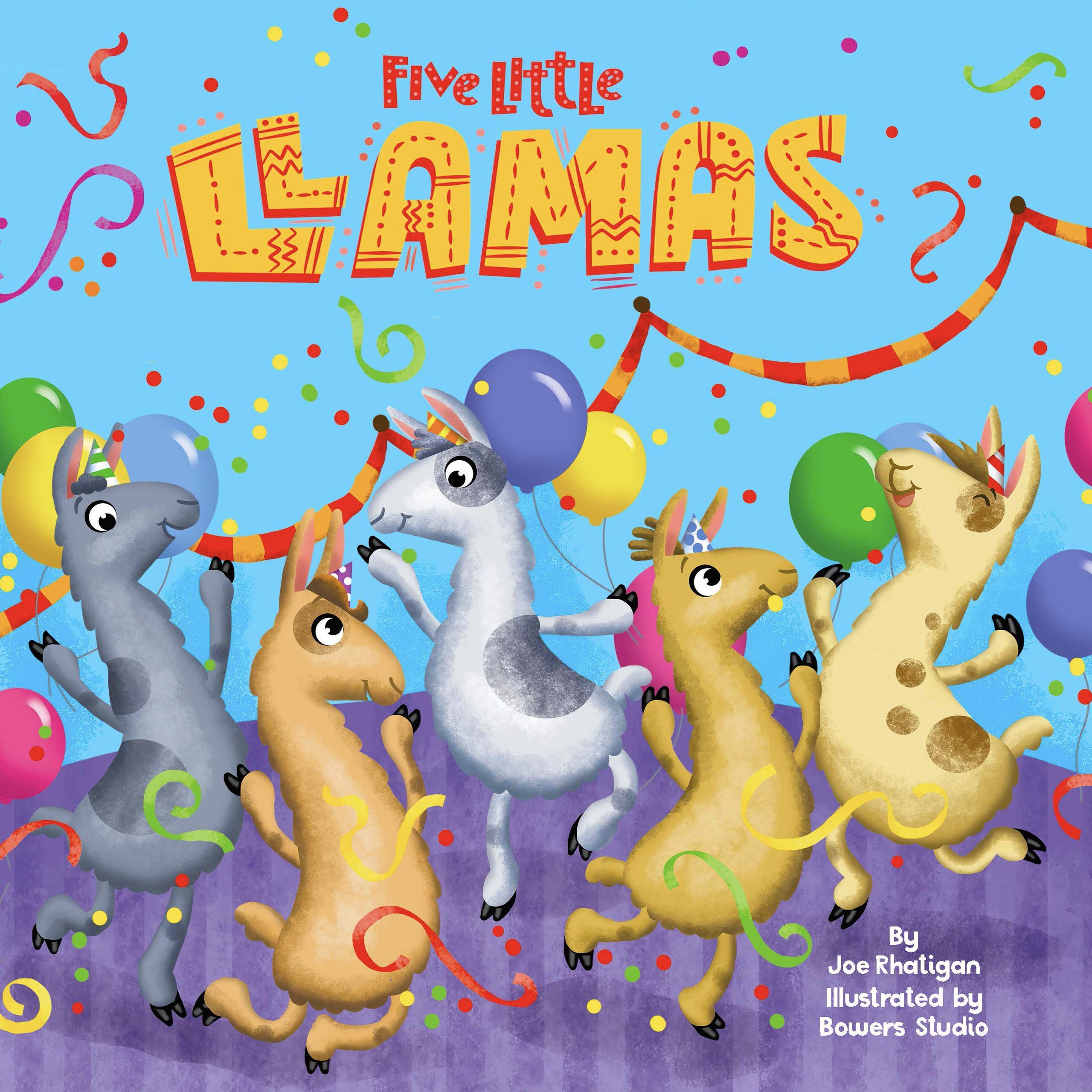 Five Little Llamas - Padded Board Book - Counting - Educational by ...