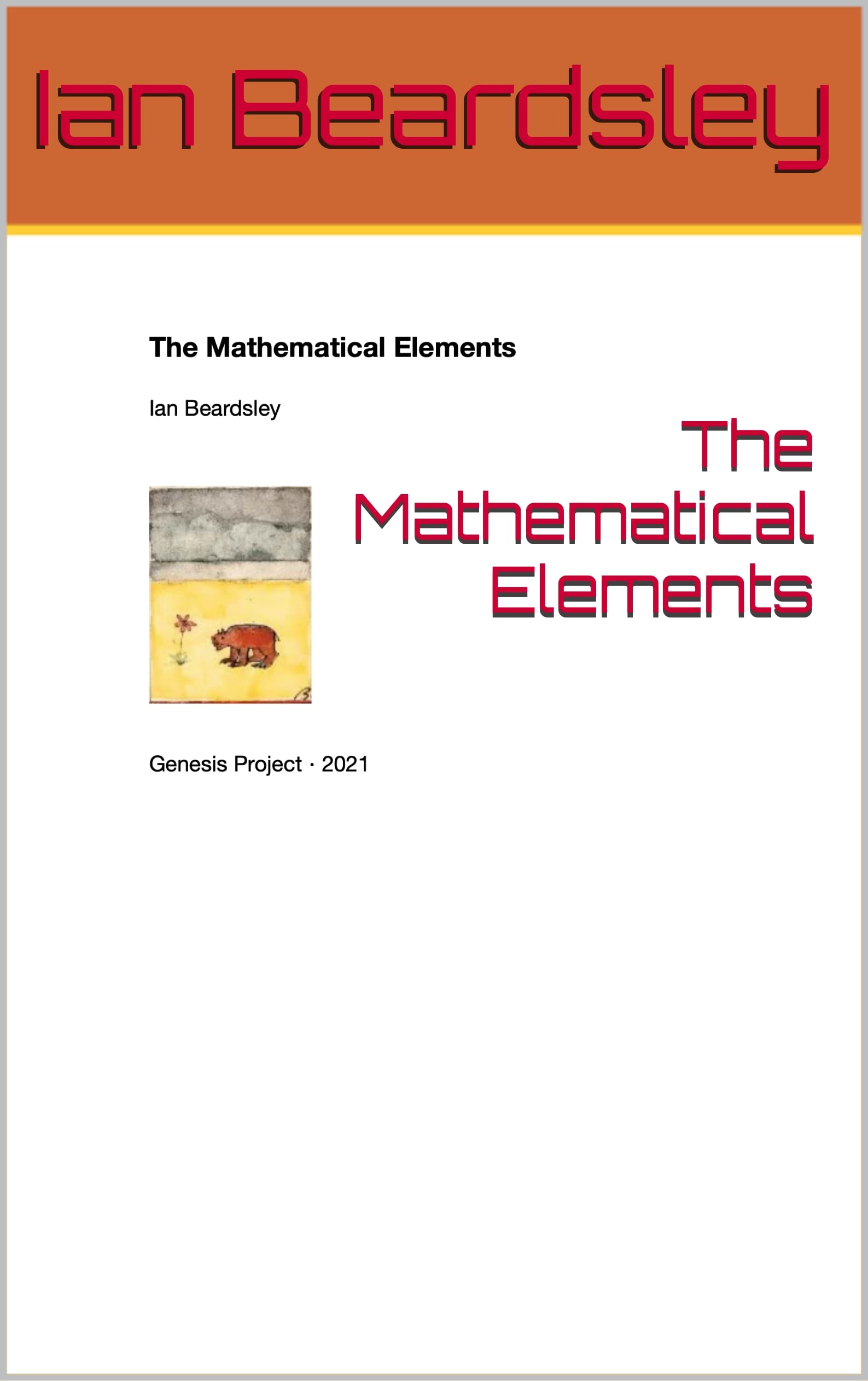 The Mathematical Elements by Ian Beardsley | Goodreads
