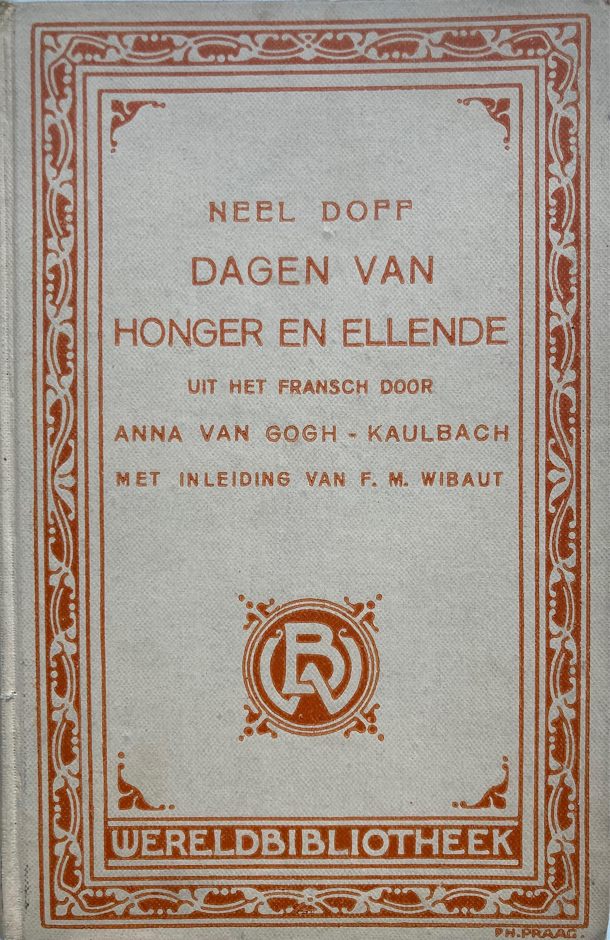 Dagen van honger en ellende by Neel Doff | Goodreads